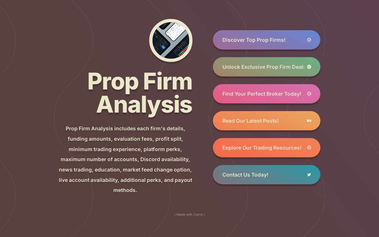 Prop Firm Analysis